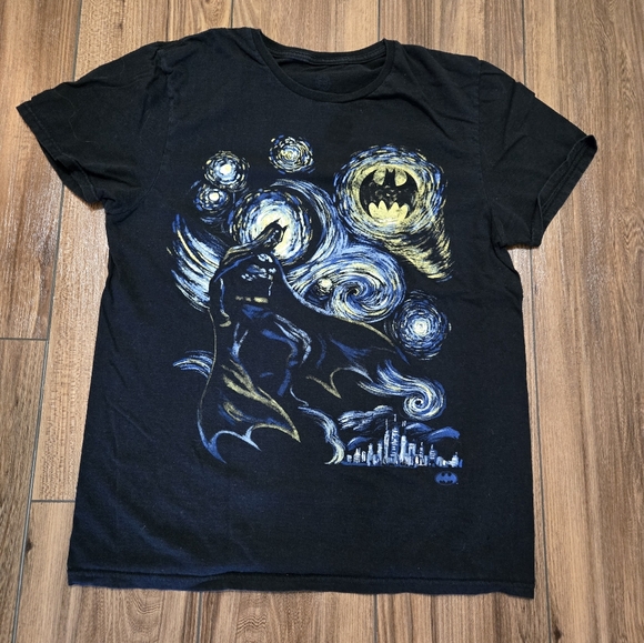 DC Comics | Tops | 279 Womens Picasso Batman Graphic Tee Med Starry ...